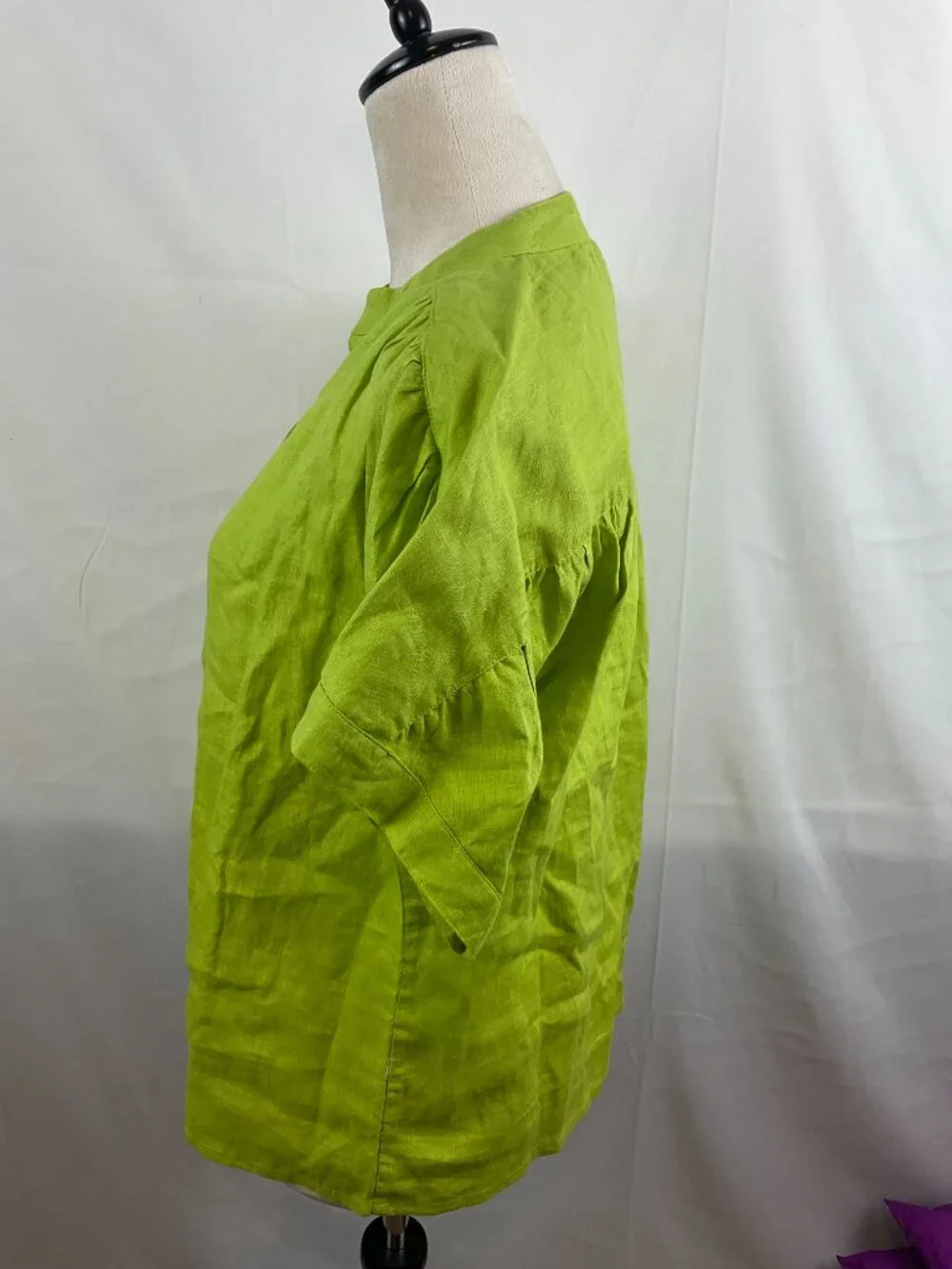 Olivia James | Tops | Olivia James The Label Top S Lime Green Button ...
